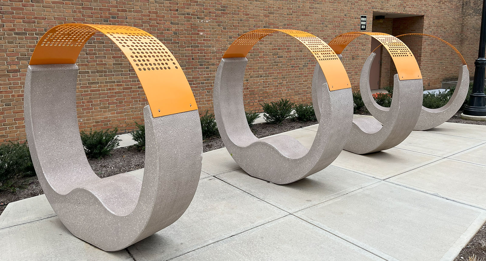 Concrete and Metal Benches | Wausau Tile