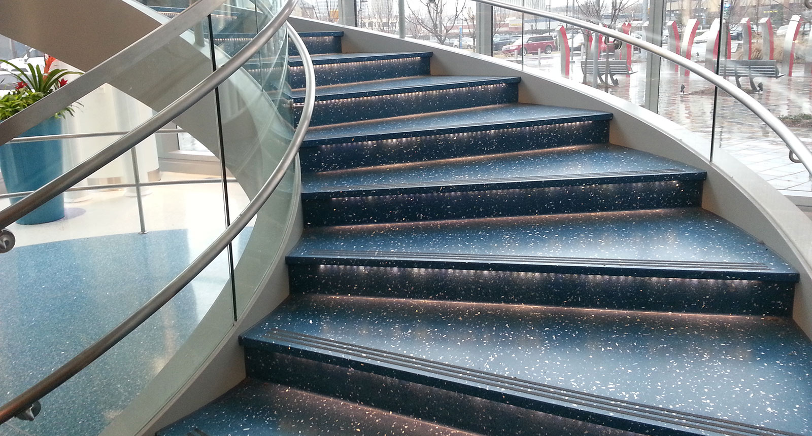 Precast Terrazzo Stairs Wausau Tile