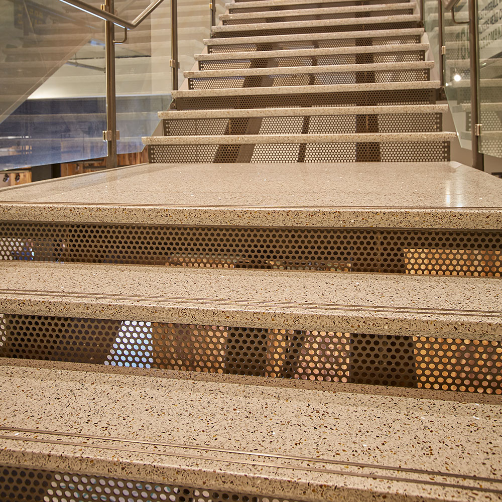 Epoxy Flat Tread Drawings | Wausau Tile